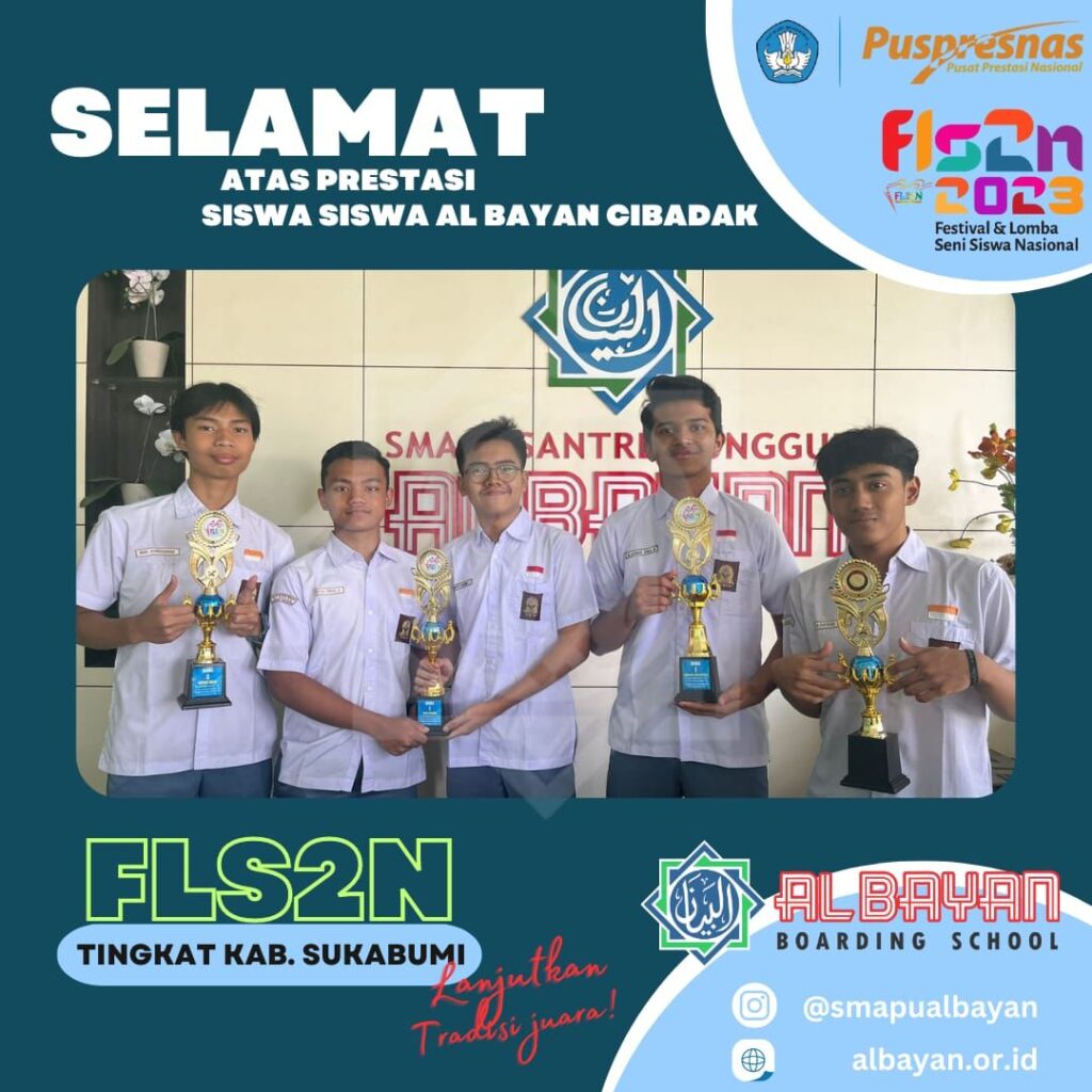 SMA Albayan Menyabet Lima Juara di Ajang FLS2N 2023 Kabupaten Sukabumi